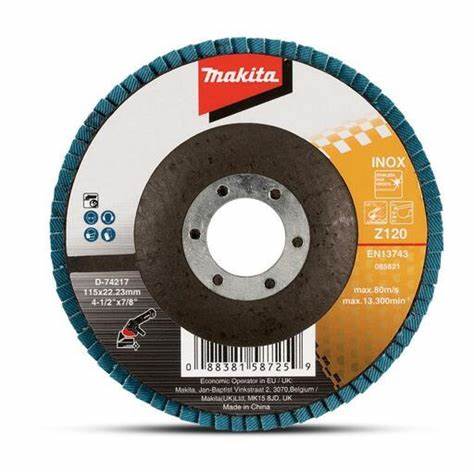 Flap Disc Flat Type, 115x22.23mm, 120 Grit