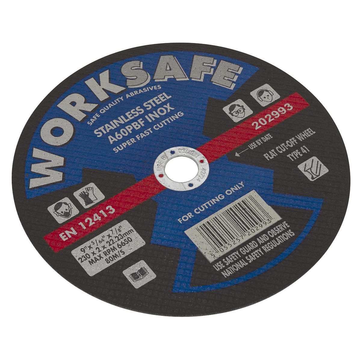 Cutting Disc Flat Stainless Steel (INOX) ¯230 x 2 x 22mm