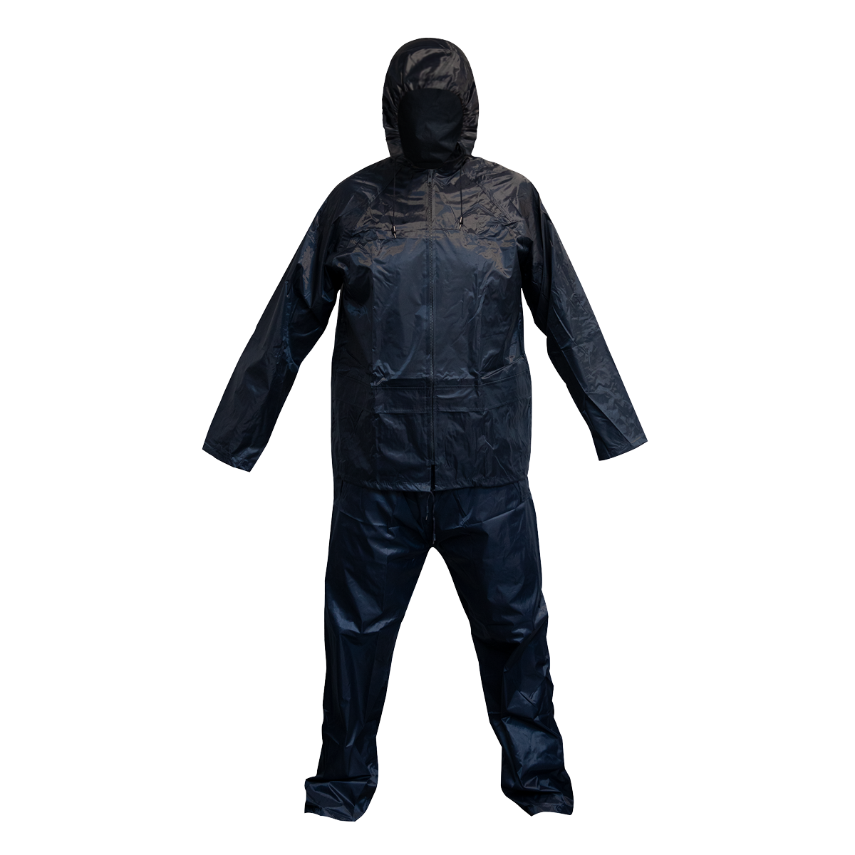 Flexible Waterproof Suit 2pc Navy Blue - Large