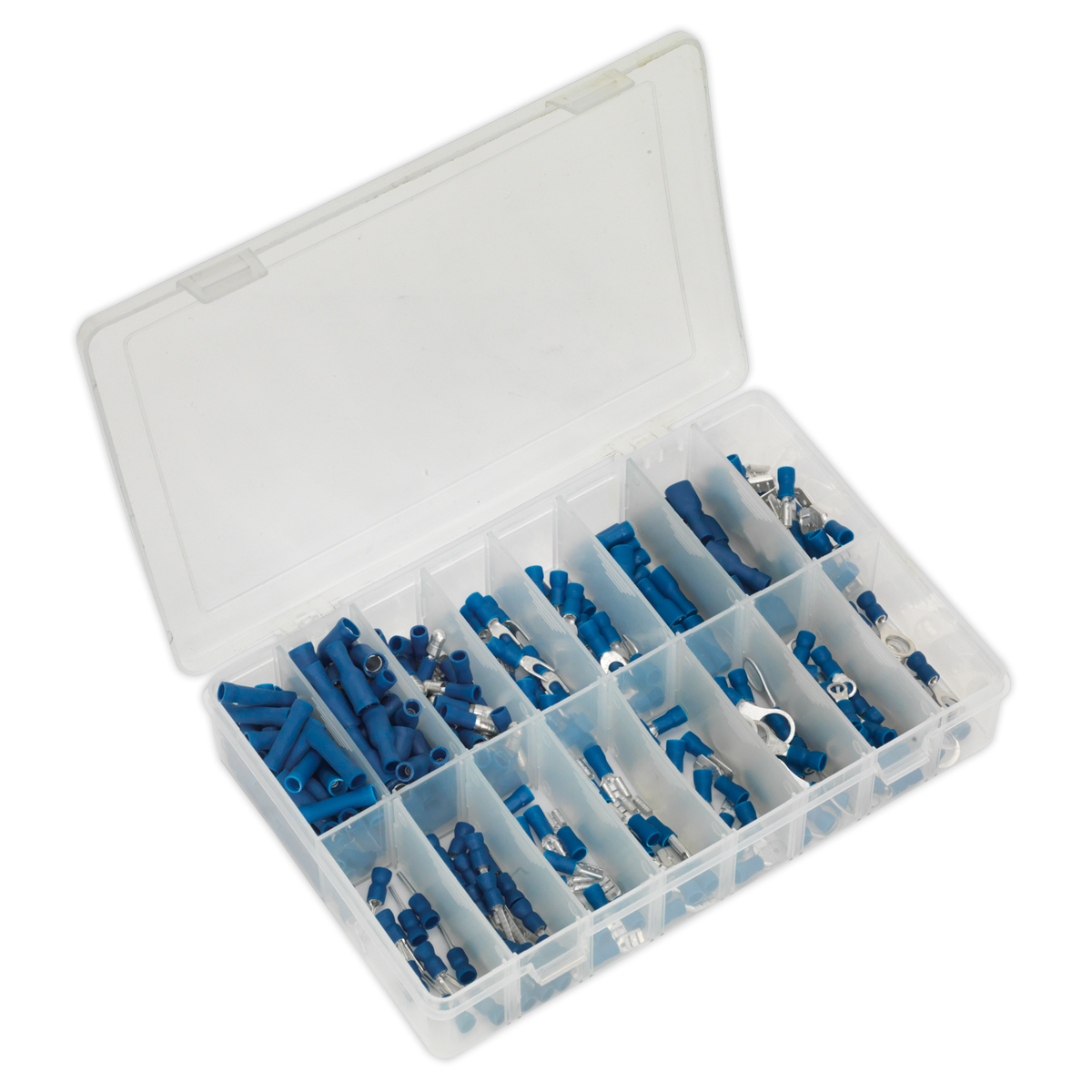 Crimp Terminal Assortment 280pc Blue