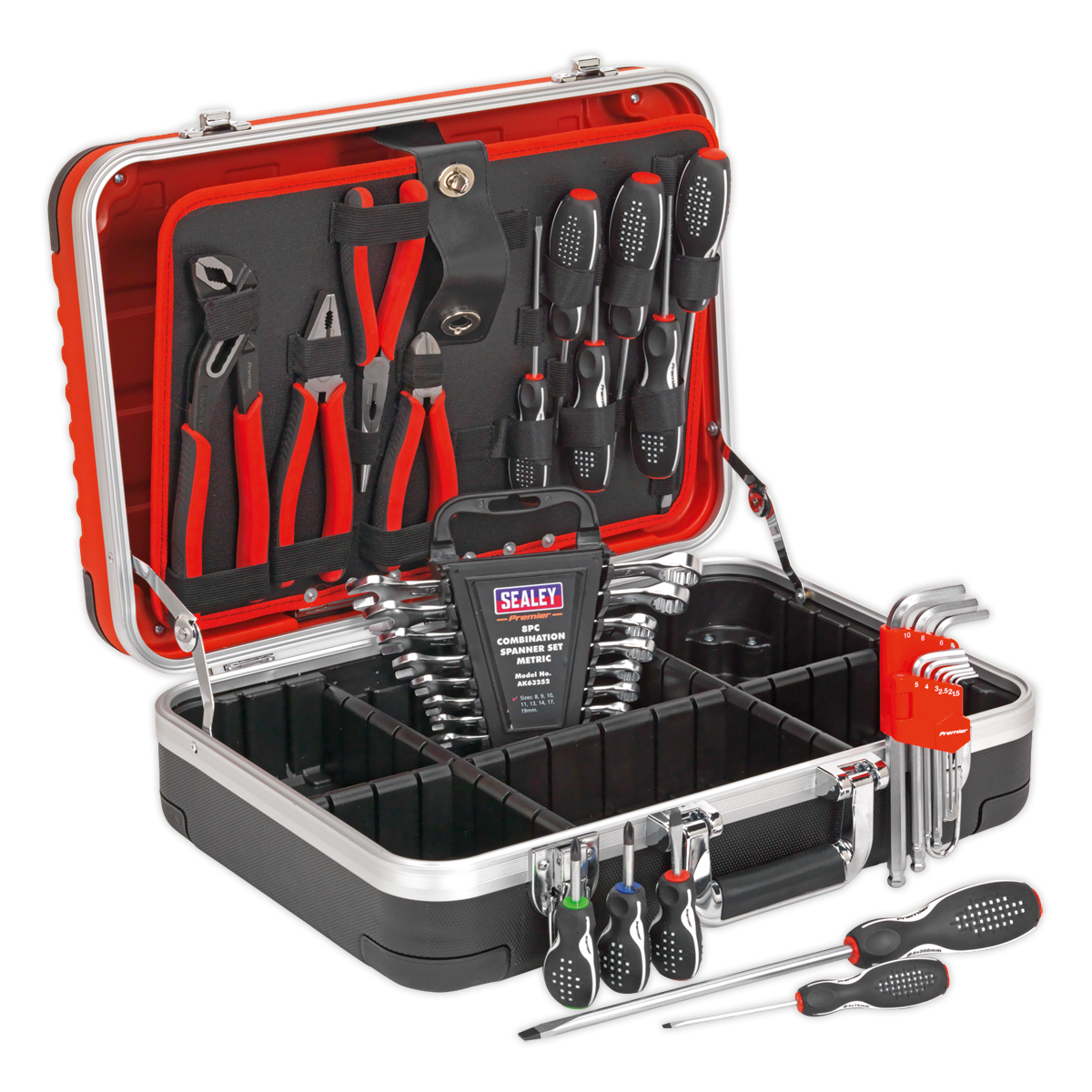 Professional HDPE Tool Case Heavy-Duty & 32pc Tool Kit
