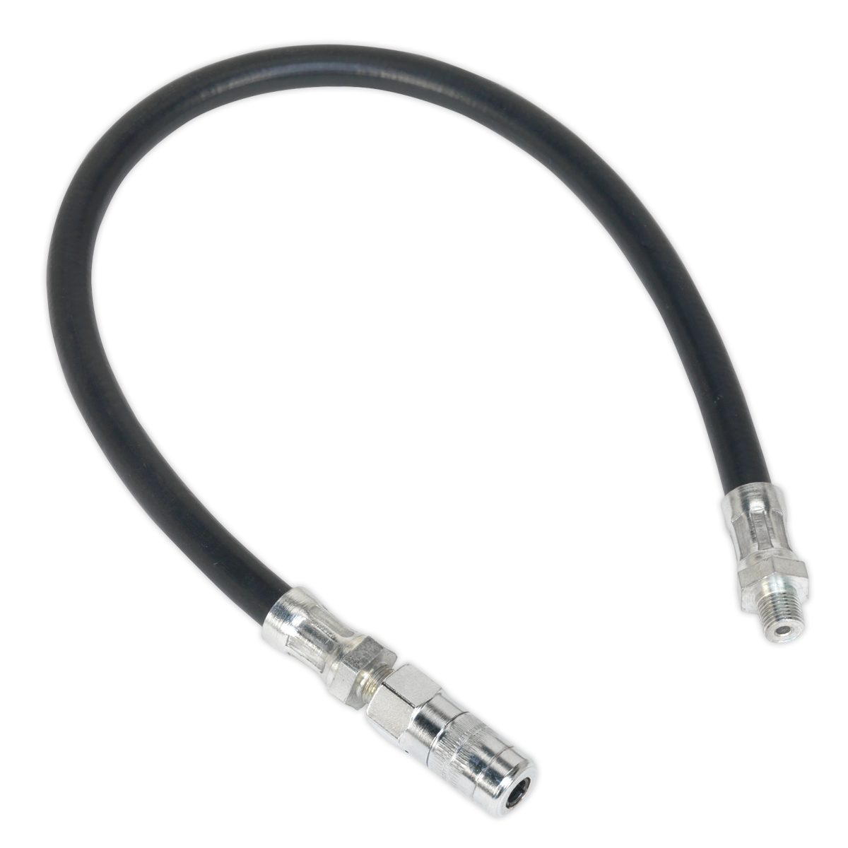 Rubber Delivery Hose with 4-Jaw Connector Flexible 450mm 1/8"BSP Gas