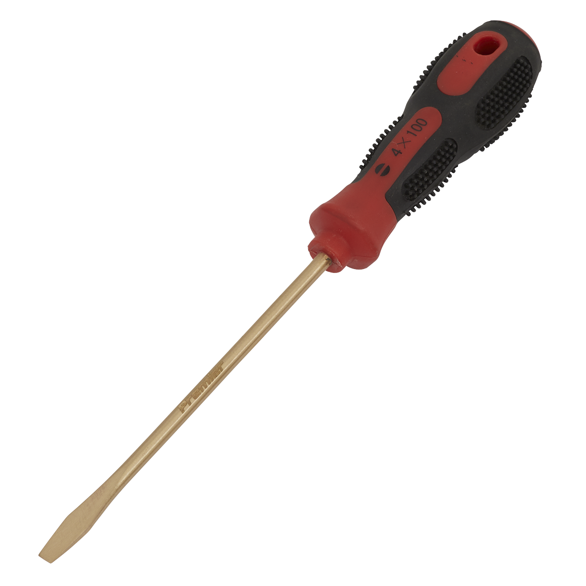 Screwdriver Slotted 4 x 100mm Non-Sparking