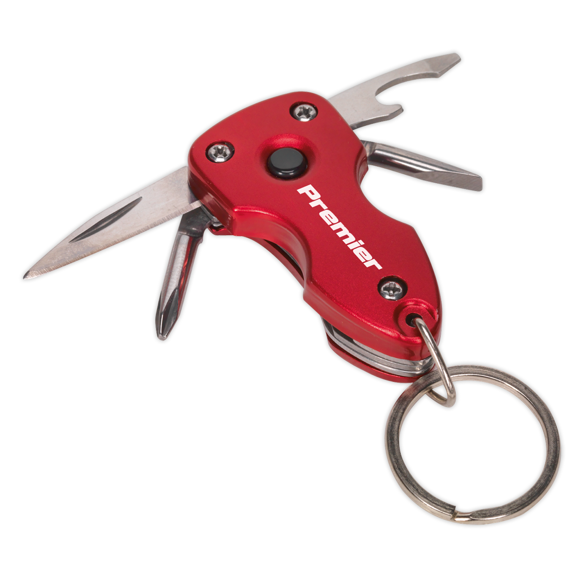 Multi-Tool Key Chain with LED Light