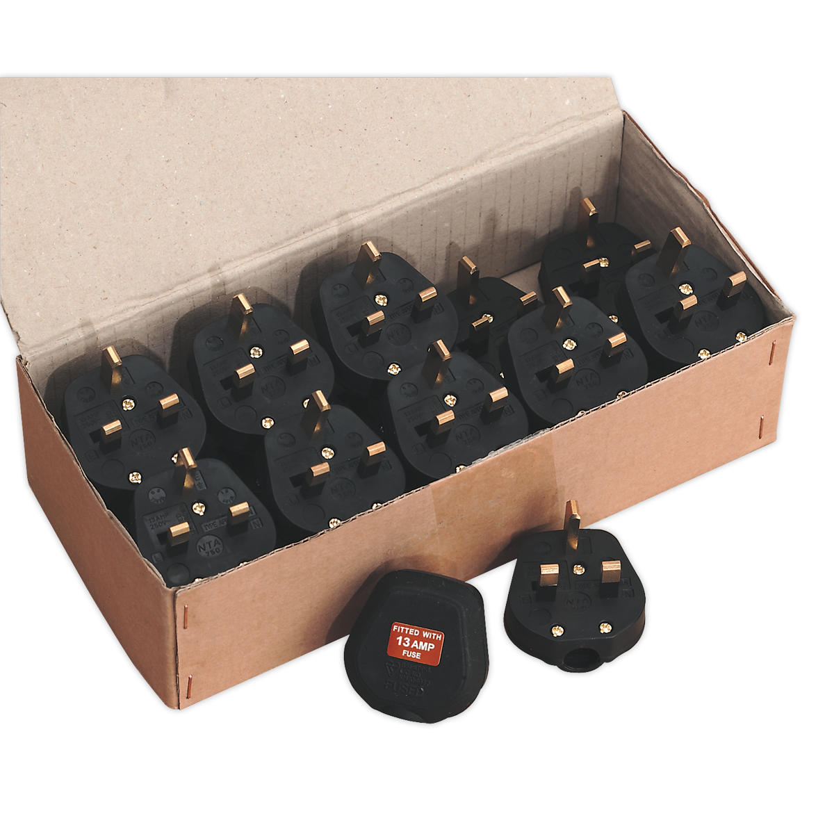 Plug 13Amp Pack of 20