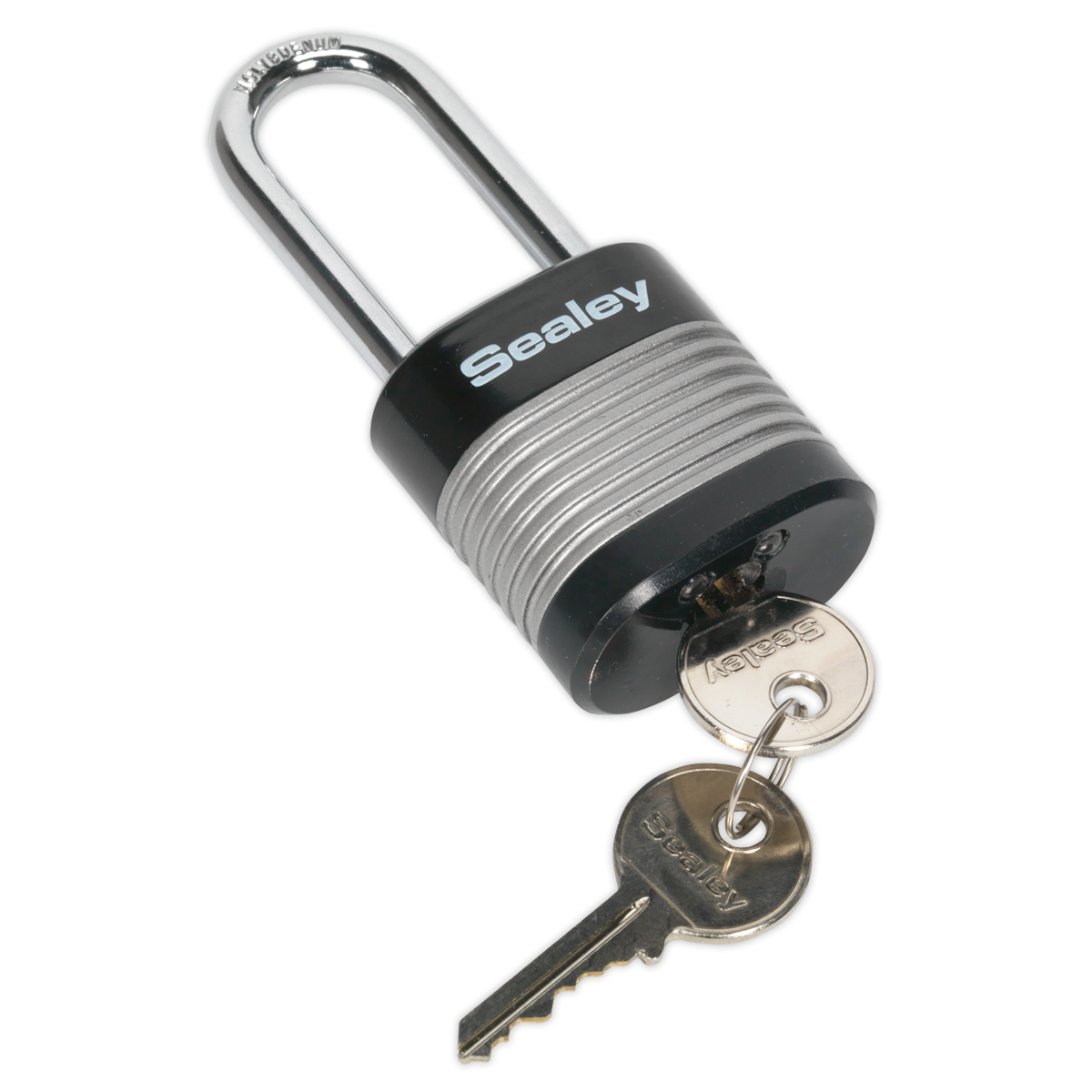 Zinc Coated Steel Body Padlock Long Shackle 44mm