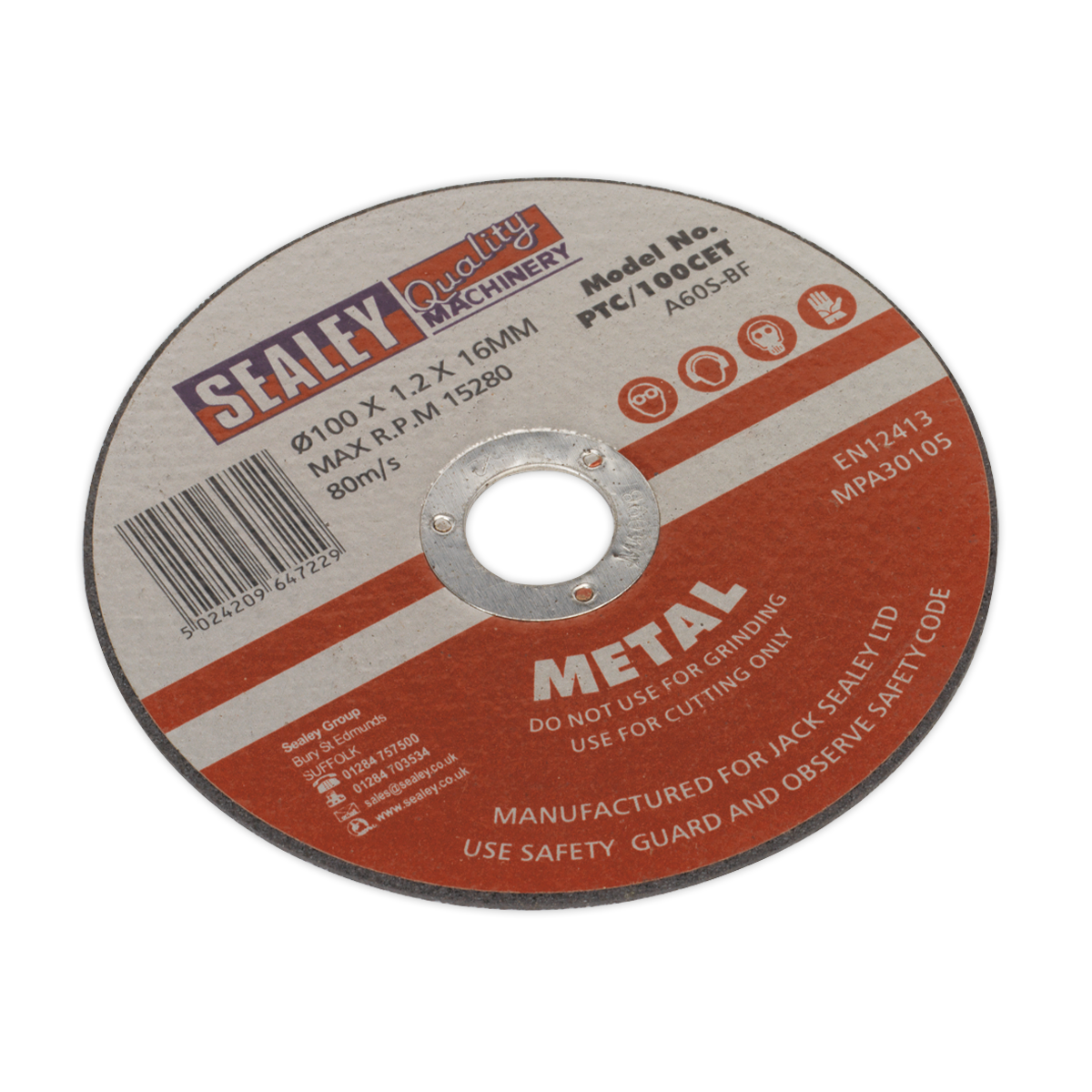 Cutting Disc ¯100 x 1.2mm 16mm Bore