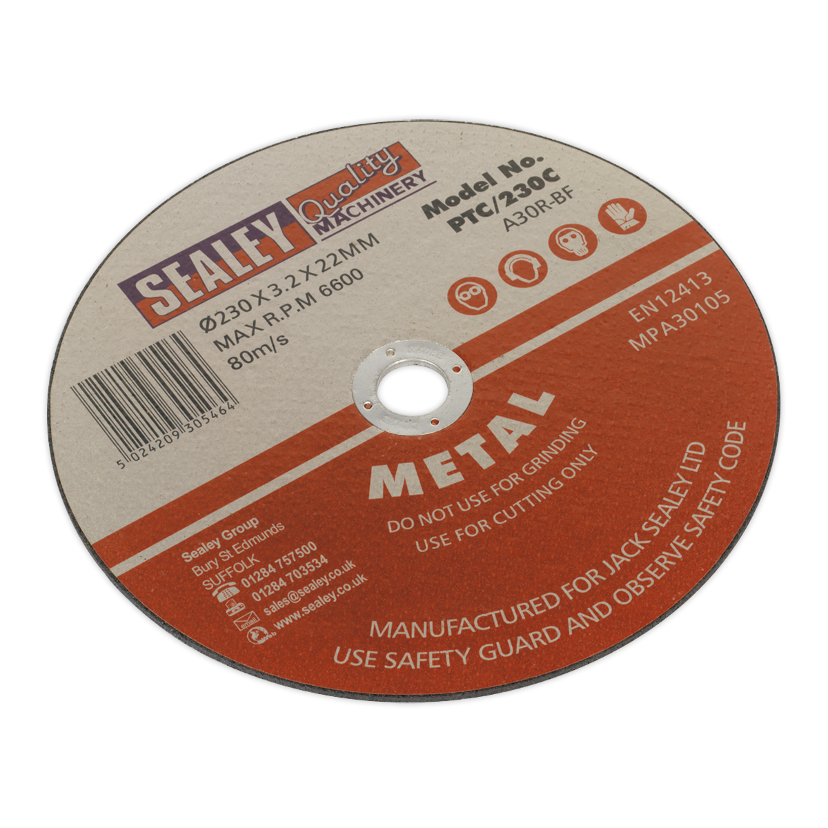 Cutting Disc ¯230 x 3mm 22mm Bore