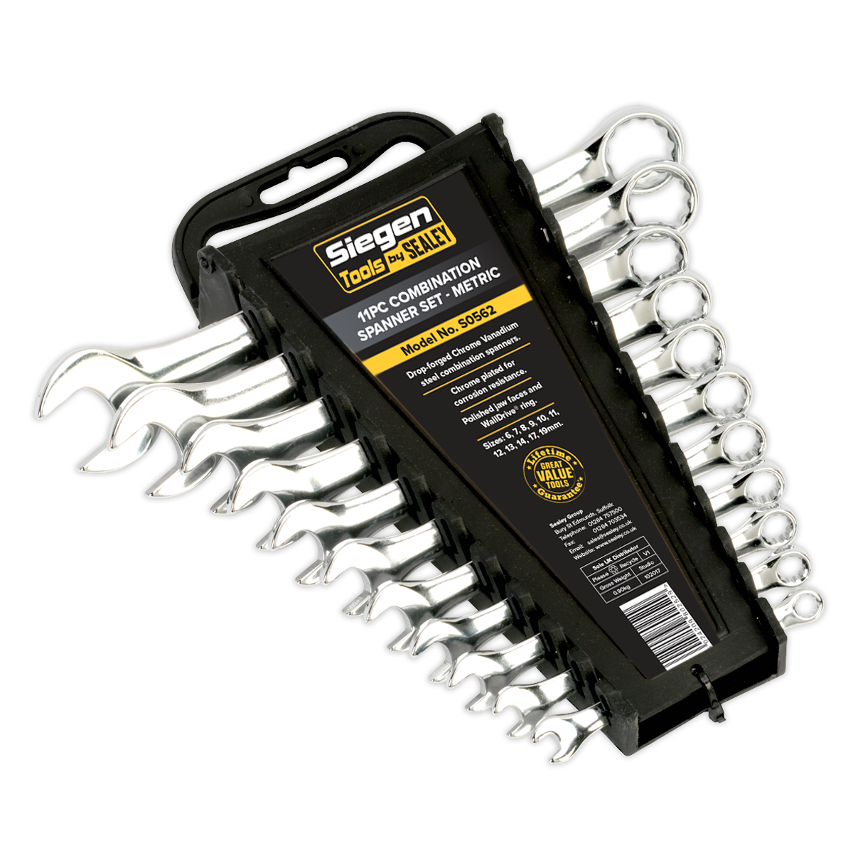 Combination Spanner Set 11pc Metric